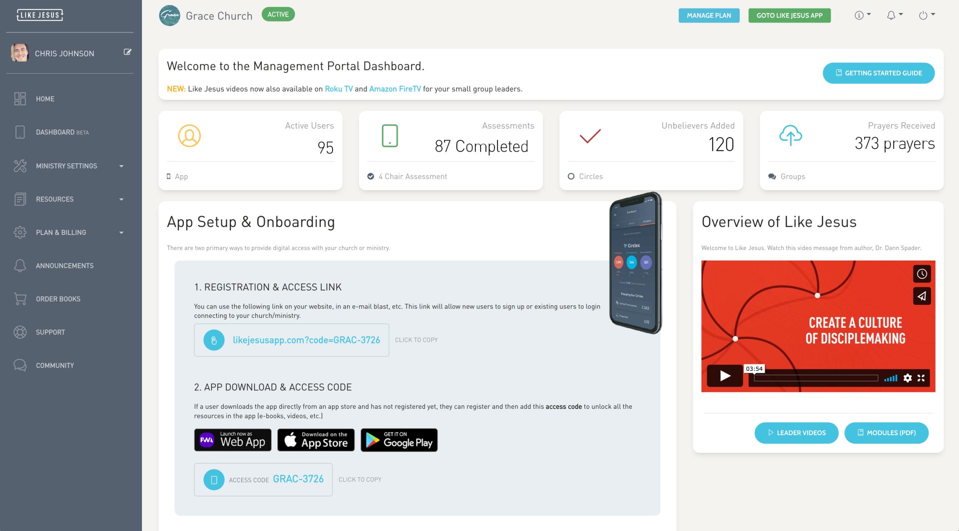 App Platform - Like Jesus // A disciple-making resource for your church or ministry by Dr. Dann ...